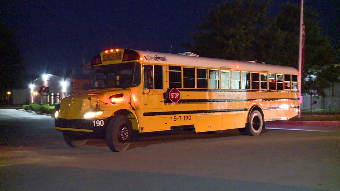 Early morning school bus? – Waite for it…